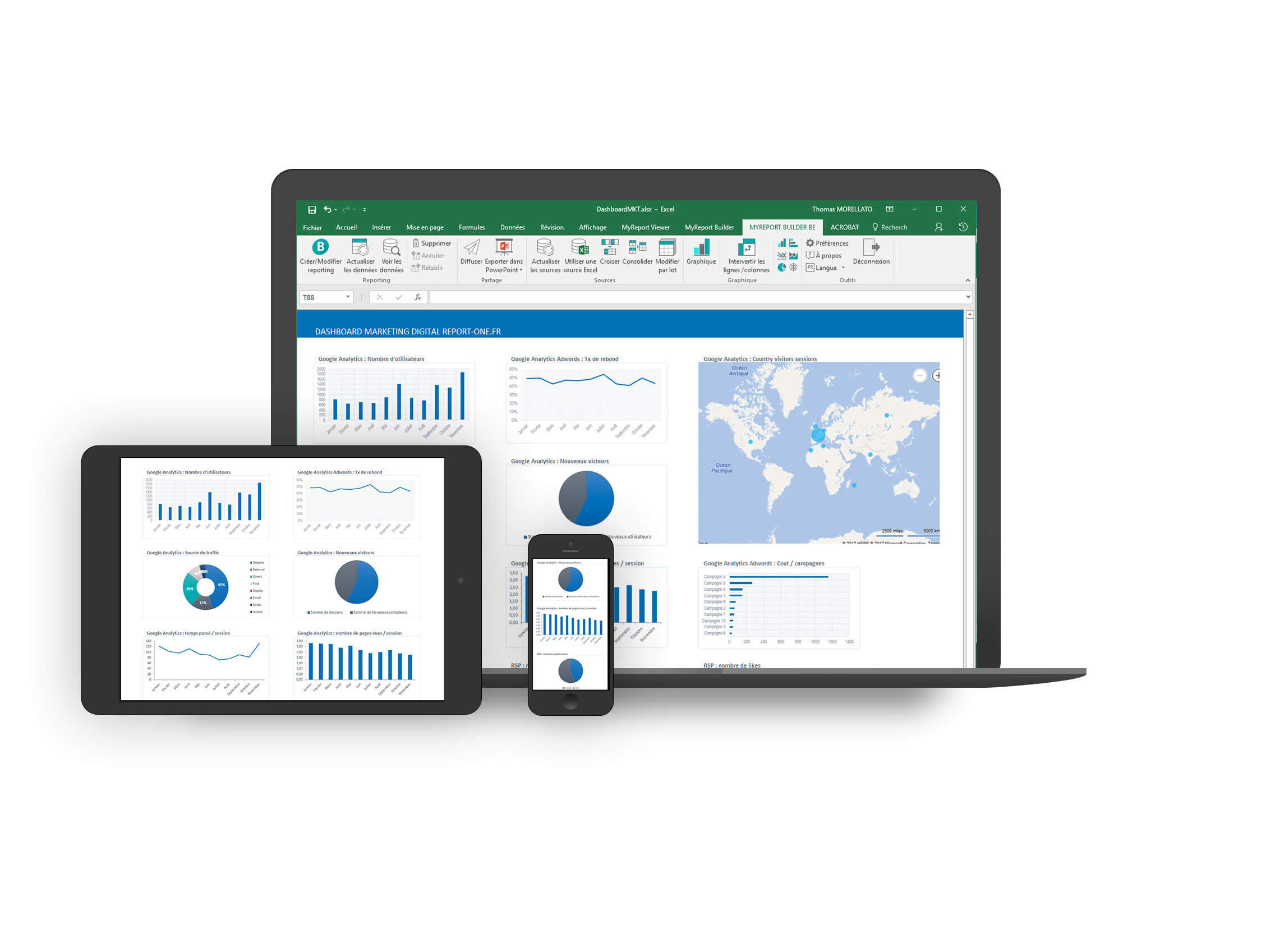 Proges Plus partner of Report One : BI solution for SMEs